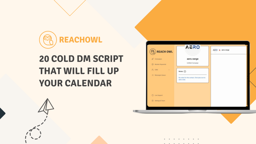 20 Cold DM Script that will fill up your calendar